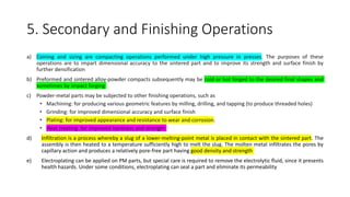 Powder Metallurgy.pptx | Chemistry | Science