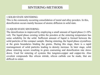 Powder Metallurgy for Mechanical Engineering | PPT