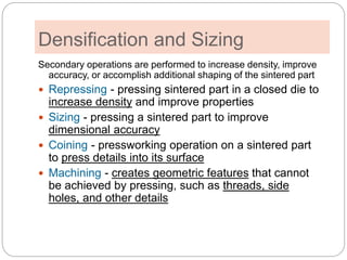 Introduction to powder metallurgy methods | PPTX