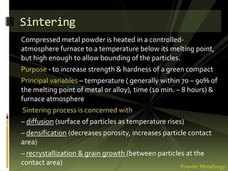 Powder Metallurgy - PROCESS | PPTX