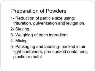 powders notes for pharmaceutics one-1.pptx