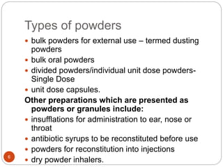 powders notes for pharmaceutics one-1.pptx