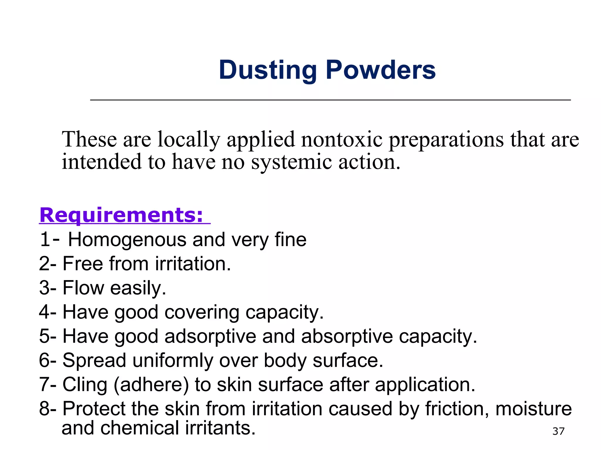 Powders | PPT