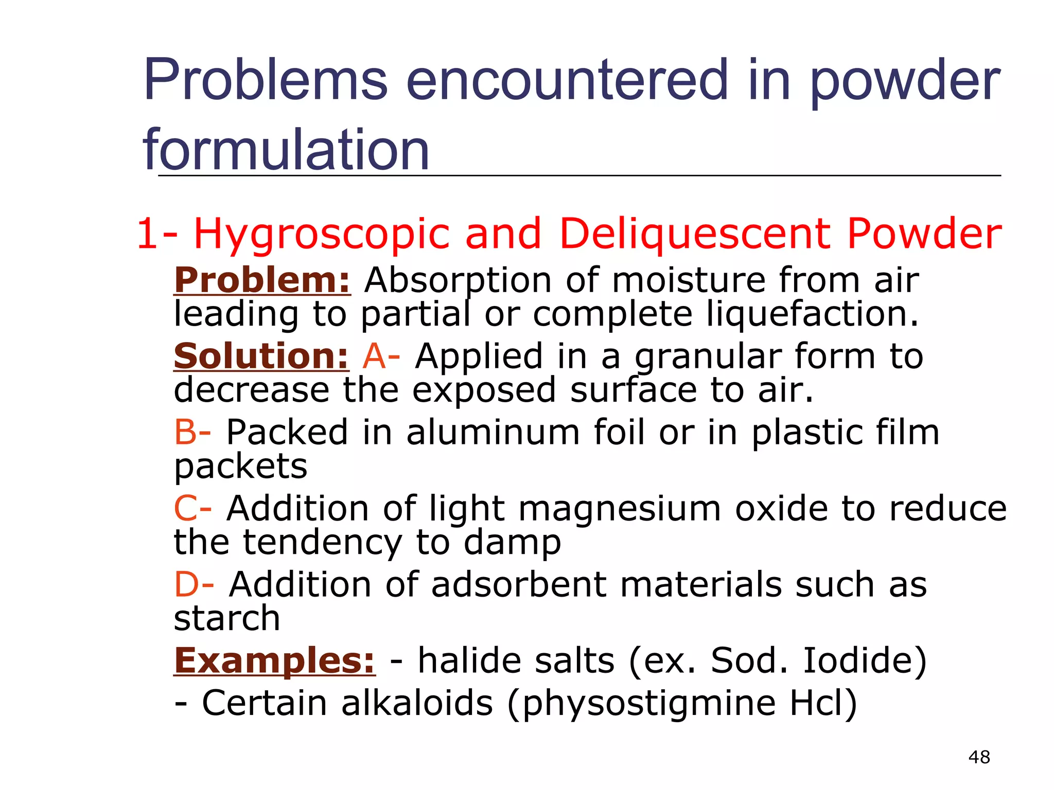 Powders | PPT
