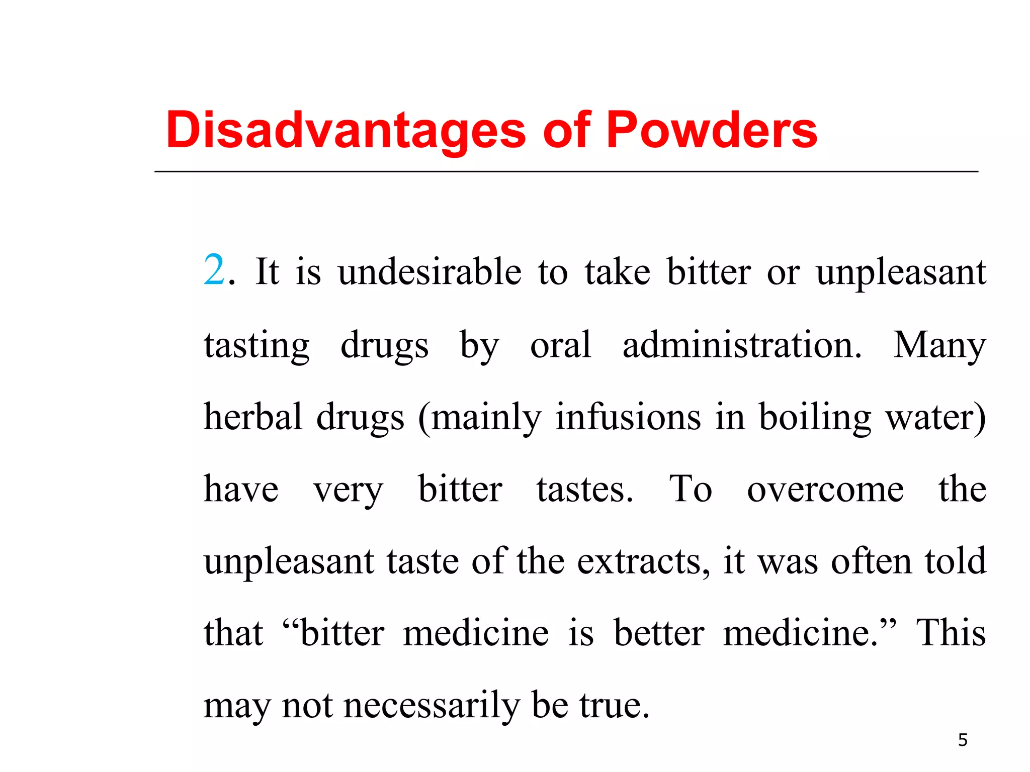 Powders | PPT