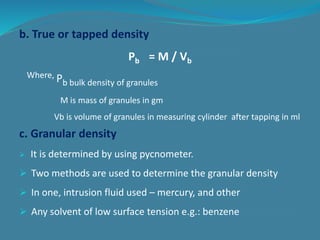 Quality control test for powders | PPTX