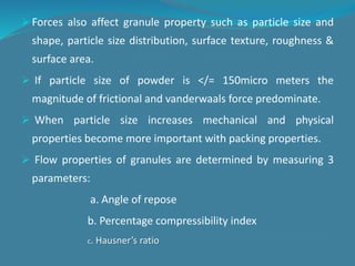 Quality control test for powders | PPTX