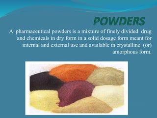 Quality control test for powders | PPTX