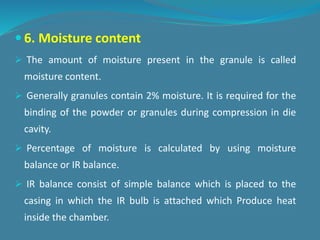Quality control test for powders | PPTX