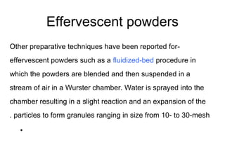 Effervescent Powder