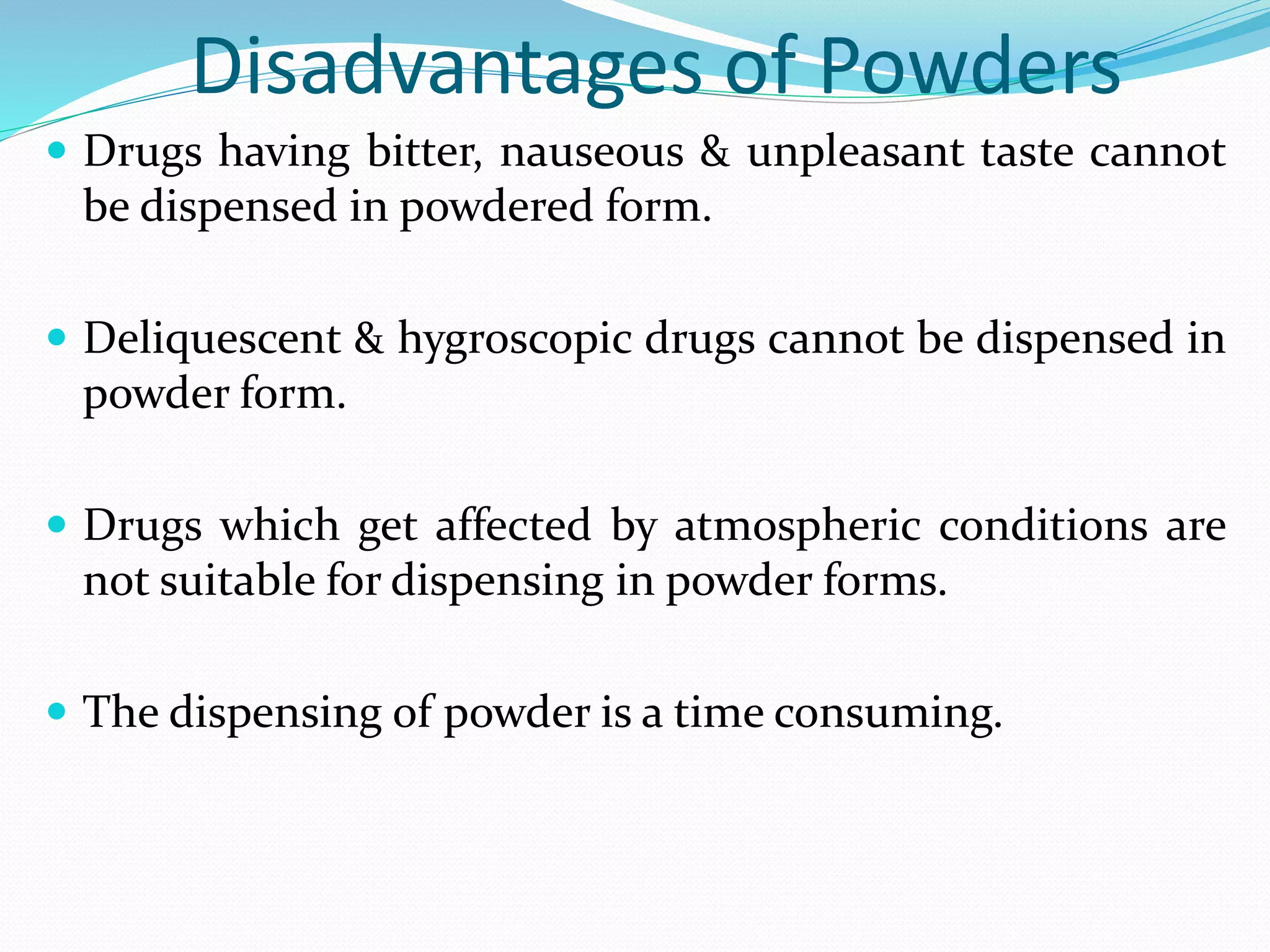 Powders | PPTX