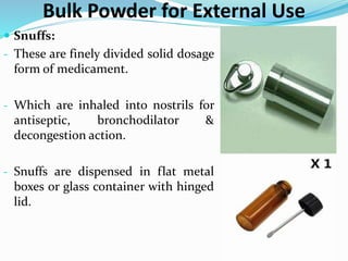 Powders | PPTX