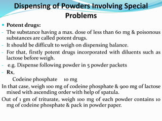 Powders | PPTX
