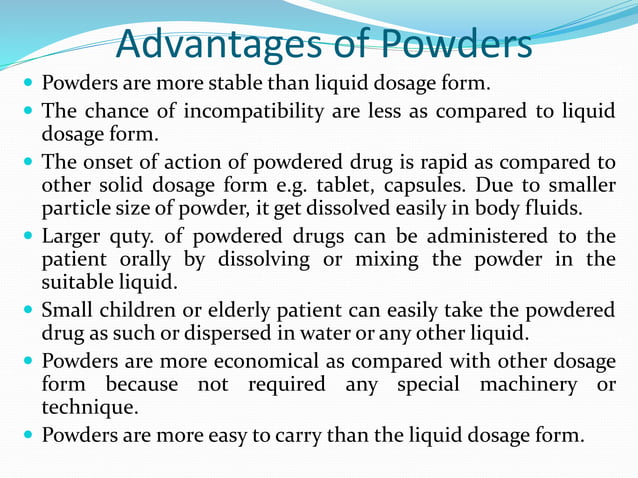 Powders | PPTX