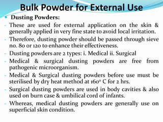 Powders | PPTX