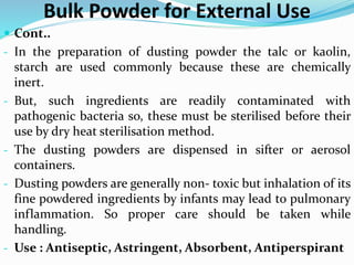 Powders | PPTX