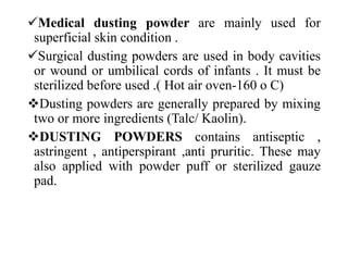 Powders | PPTX