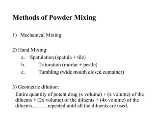 Powders | PPTX