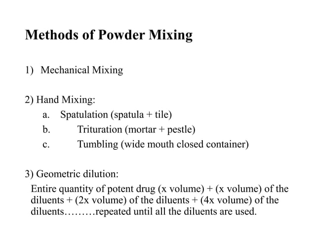 Powders | PPTX | Oral care | Personal Care