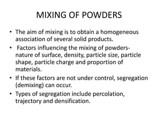Powders | PPTX