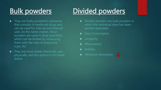 Pharmaceutics 2 (Powders) | PPTX