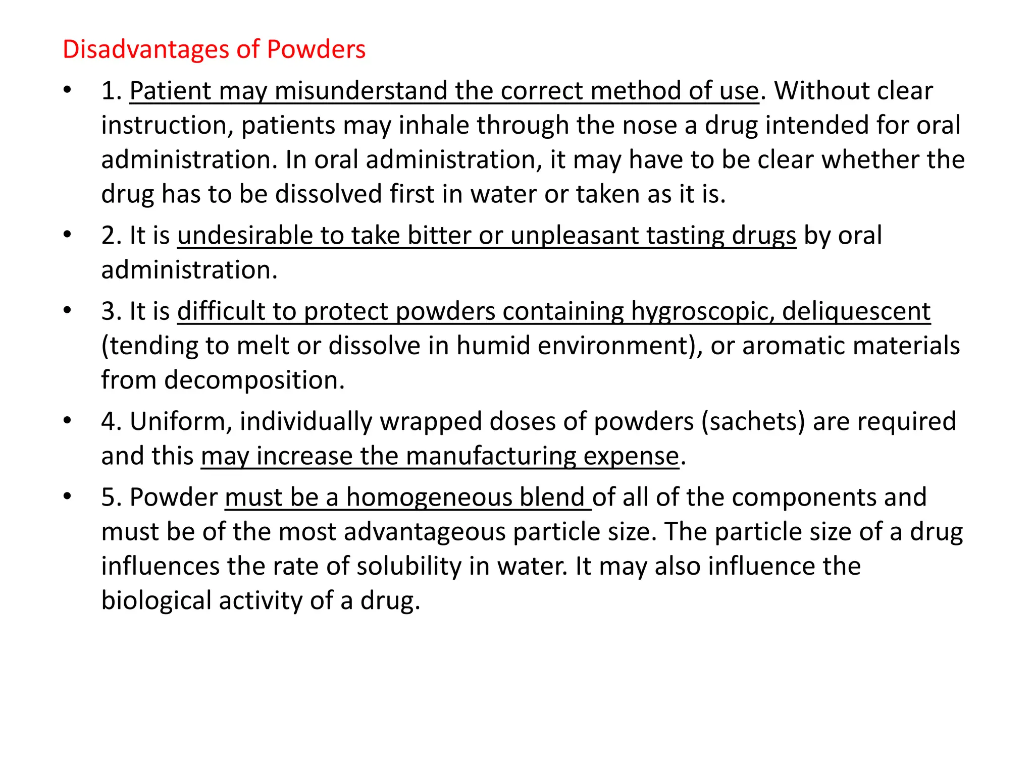 PowerPoint presentation on Powders: pharma | PPTX