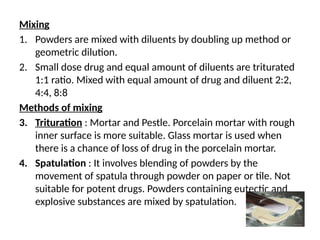 B.PHARM SEMESTER I PHARMACEUTICS POWDERS.pptx