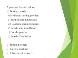 Powders and Granules (3) (1).pptx Pharmaceutics | PPTX