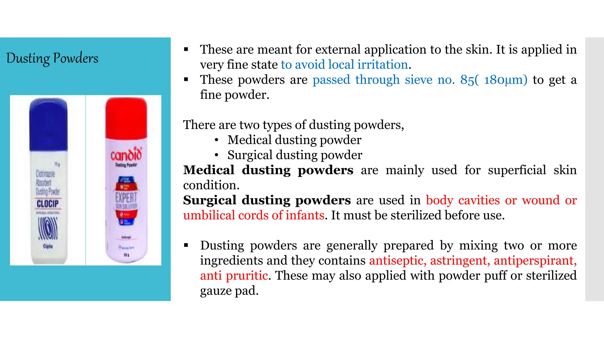 B. Pharm Powders and Its Classifications | PPTX
