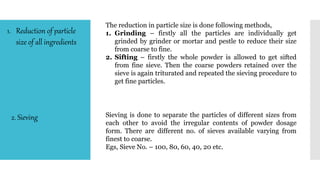 B. Pharm Powders and Its Classifications | PPTX