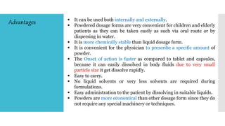 B. Pharm Powders and Its Classifications | PPTX