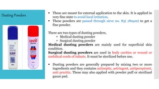 B. Pharm Powders and Its Classifications | PPTX