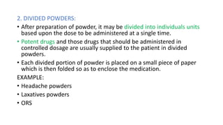 powders, granules, tablets, capsules Dr.pptx