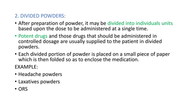 powders, granules, tablets, capsules Dr.pptx