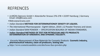 Powders fineness determination | PPTX