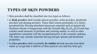 Powders fineness determination | PPTX