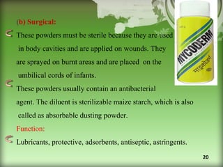 Powders ppt | PPT
