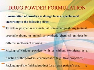 Powders ppt | PPT