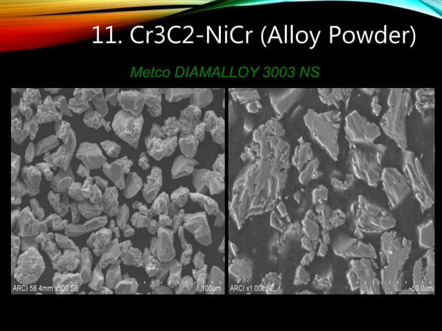 Powder Morphology & Cross-sectional Scanning Electron Microscopy (SEM ...