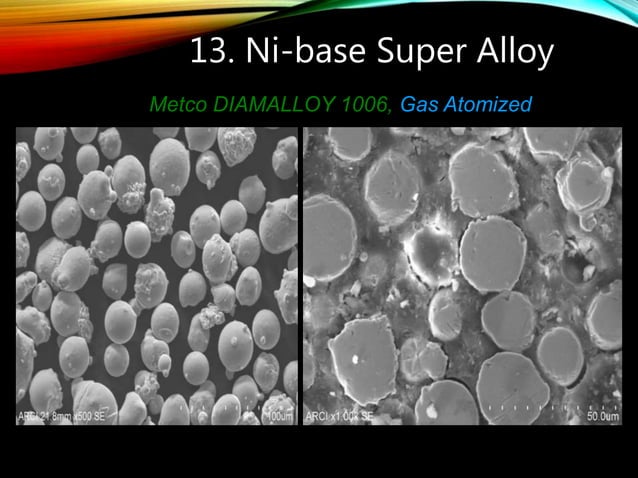 Powder Morphology & Cross-sectional Scanning Electron Microscopy (SEM ...