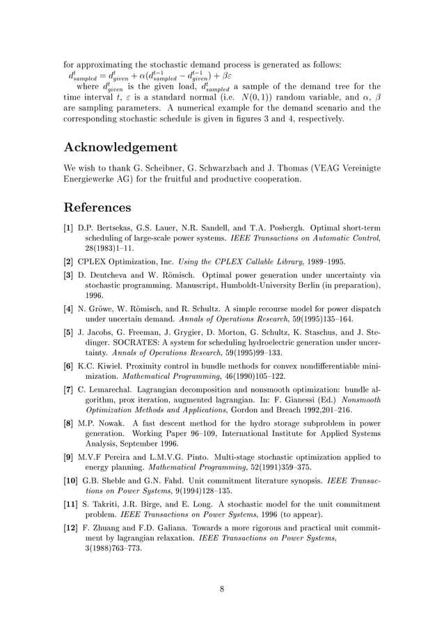 Optimal Power Dispatch Via Multistage Stochastic Programming Pdf