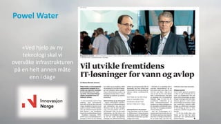 Powel water – nye løsninger for vannbransjen - BK2016 | PPT