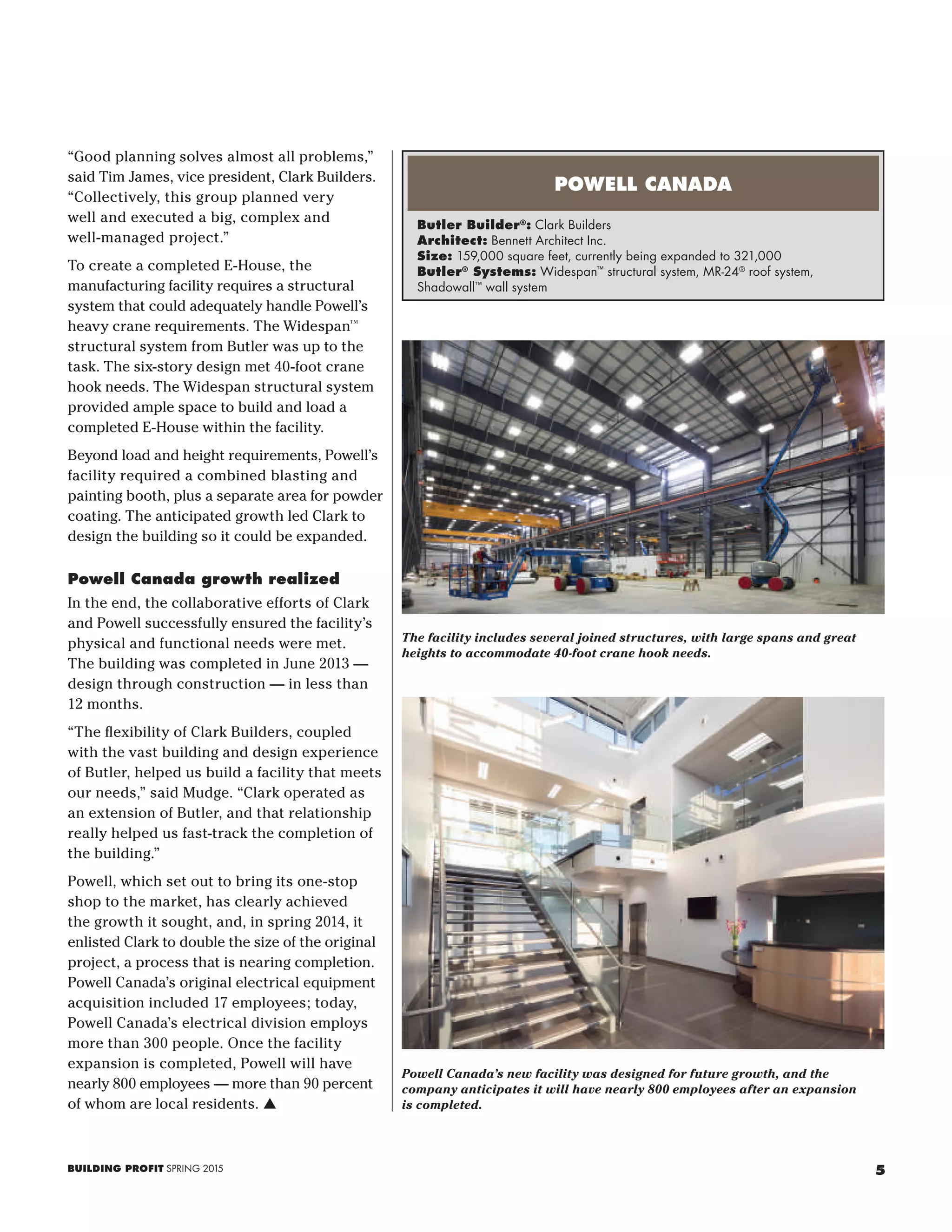 Butler Builder® Helps With Expansion | PDF