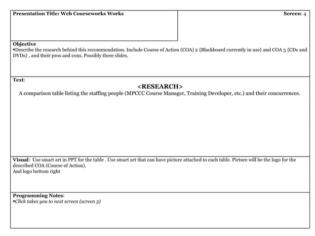 Powell lynetta storyboard_week9 | PPT