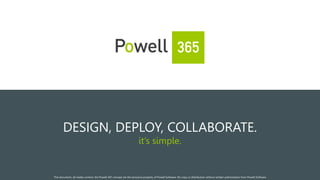 Powell Software - Digital Workplace Offering - December 2018 | PPT