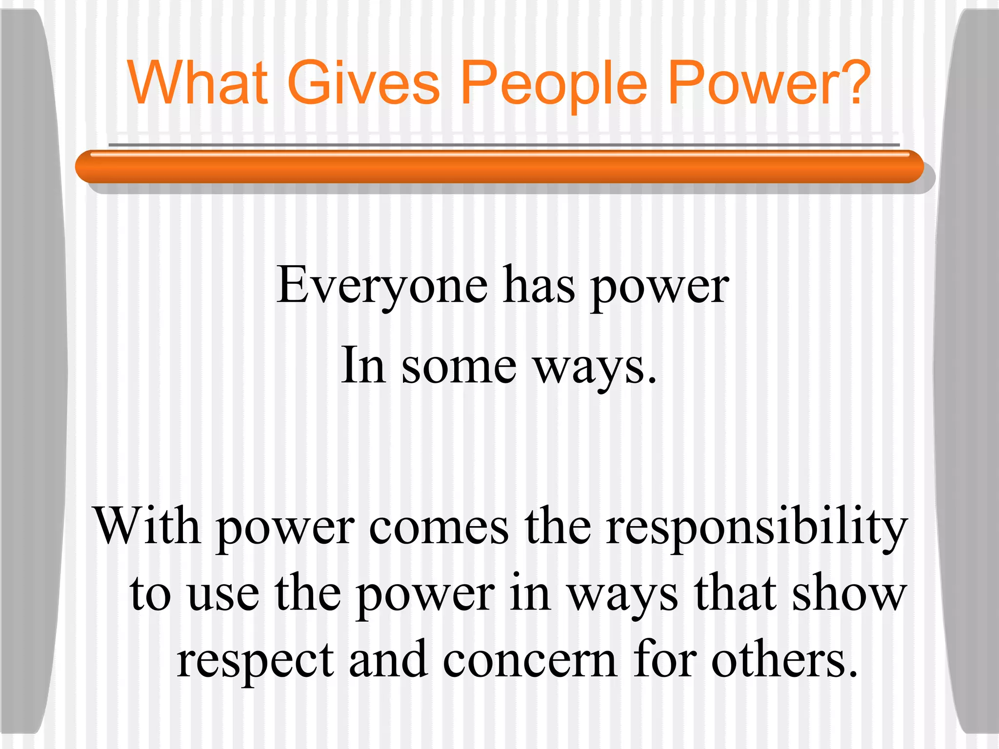 Power in relationships | PPT