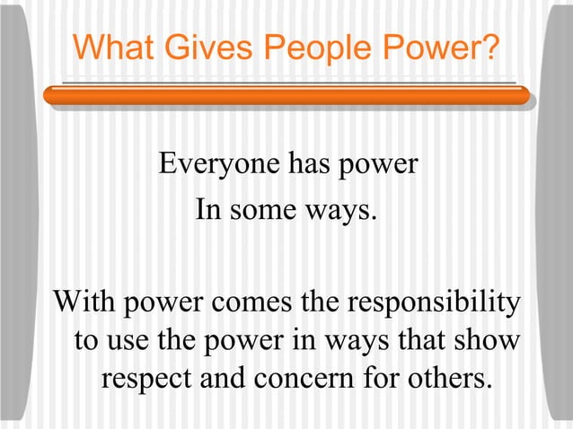 Power in relationships | PPT | Family and Relationships