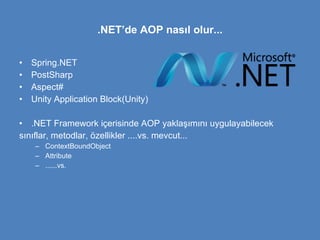 'Aspect Oriented' Programlama | PPT