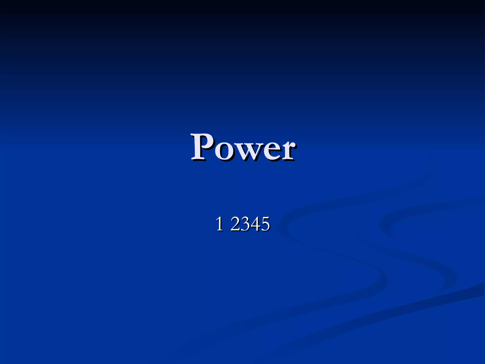 Power | PPT