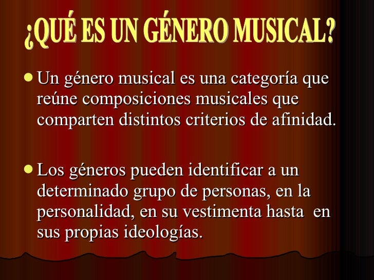 generos musicales